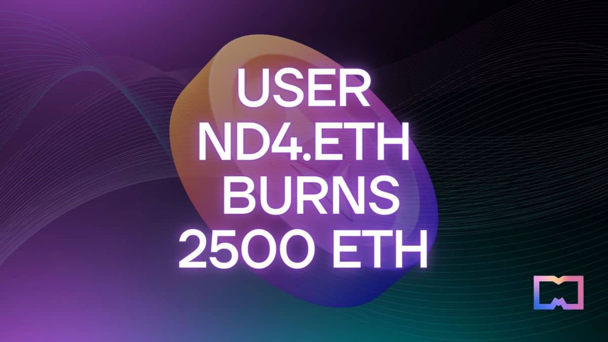 One of the Top Profit Earners on Binance Burns 2,500 ETH | Metaverse Post