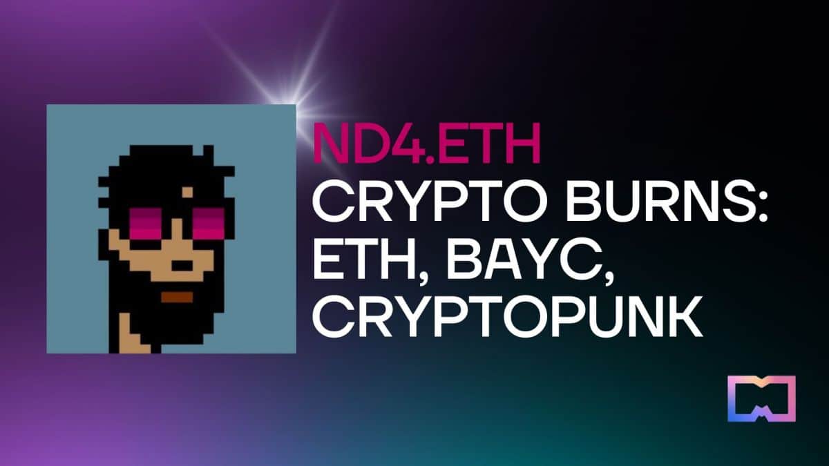Nd4.eth 수수께끼의 암호화폐 소각: ETH, BAYC, Cryptopunk | Metaverse Post