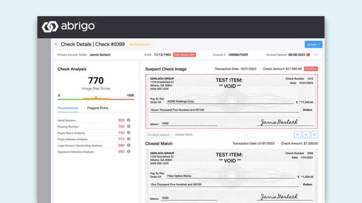Abrigo Launches AI-Powered Fraud Detection Platform to Help Mitigate ...