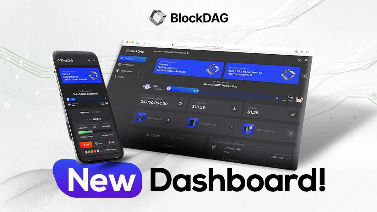 BlockDAG’s $29.2M Presale and Dashboard Upgrade Stand Out Amid SEI V2 Launch and Algorand Price ...