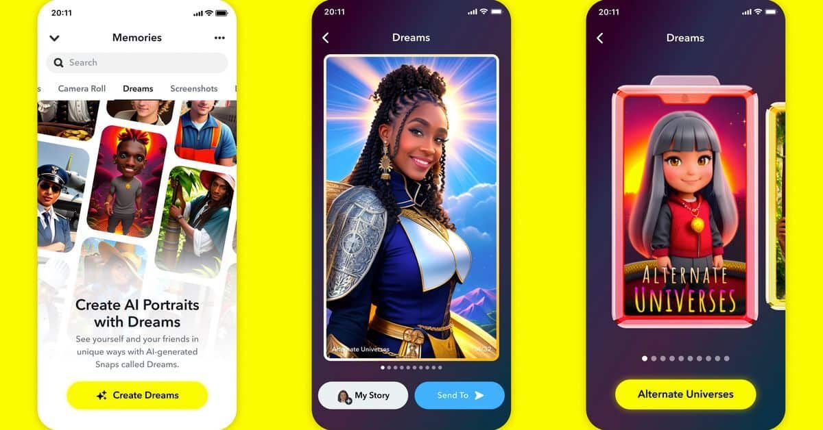 Snapchat Launches Generative AI Features That Lets Users Create Snaps ...
