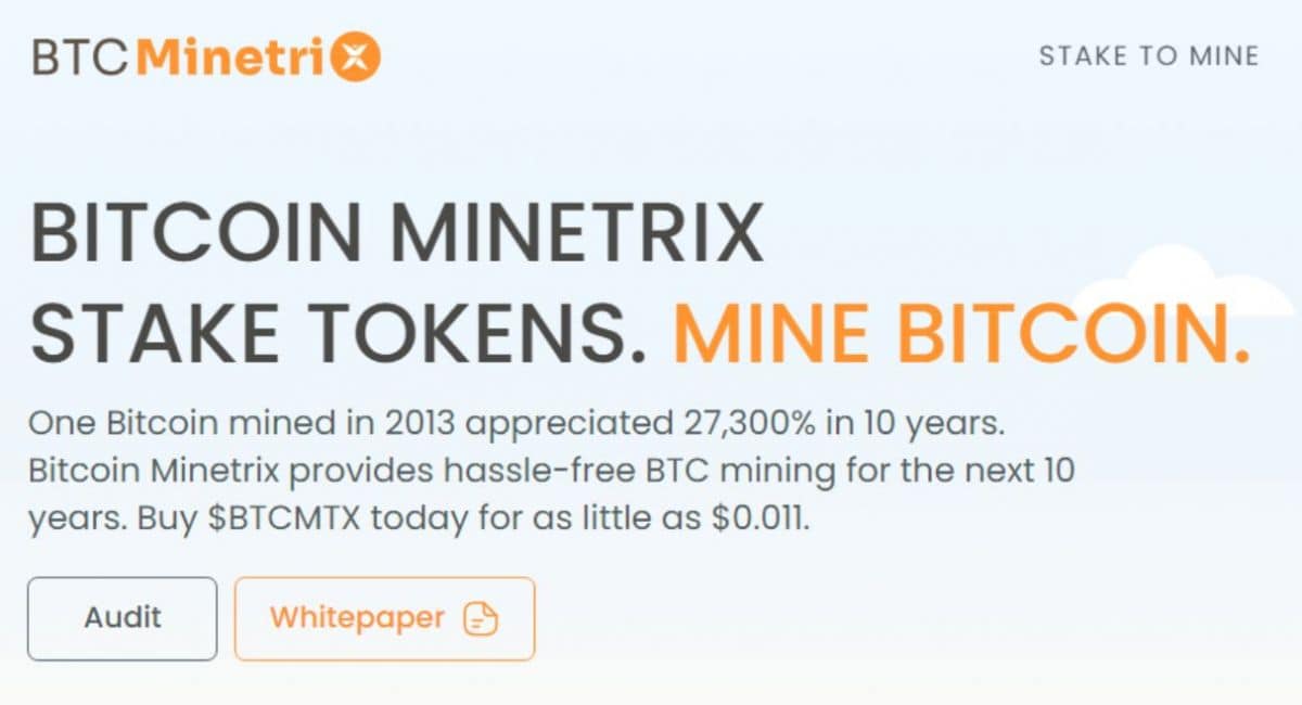 New Altcoin Bitcoin Minetrix Nears $2.5 Million In ICO - Can It 10x in ...