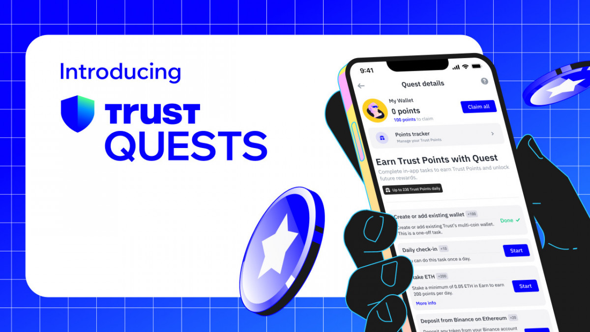 Trust Wallet Launches Quest Platform and Points System to Reward and ...