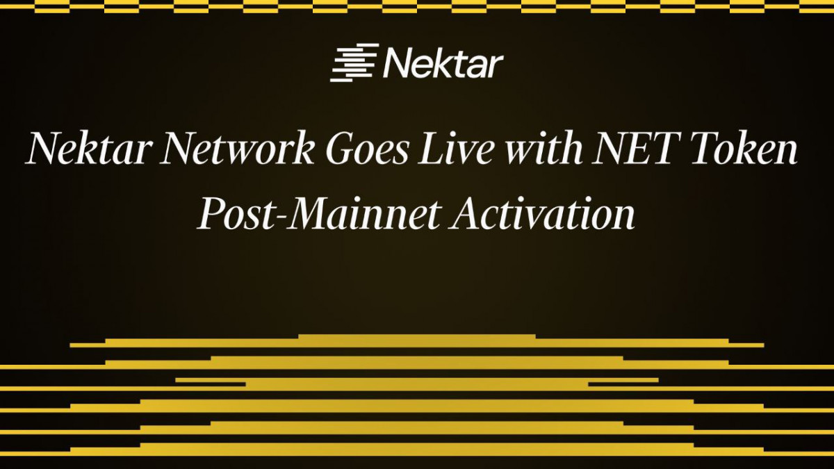 Nektar Network Goes Live with NET Token Post-Mainnet Activation ...